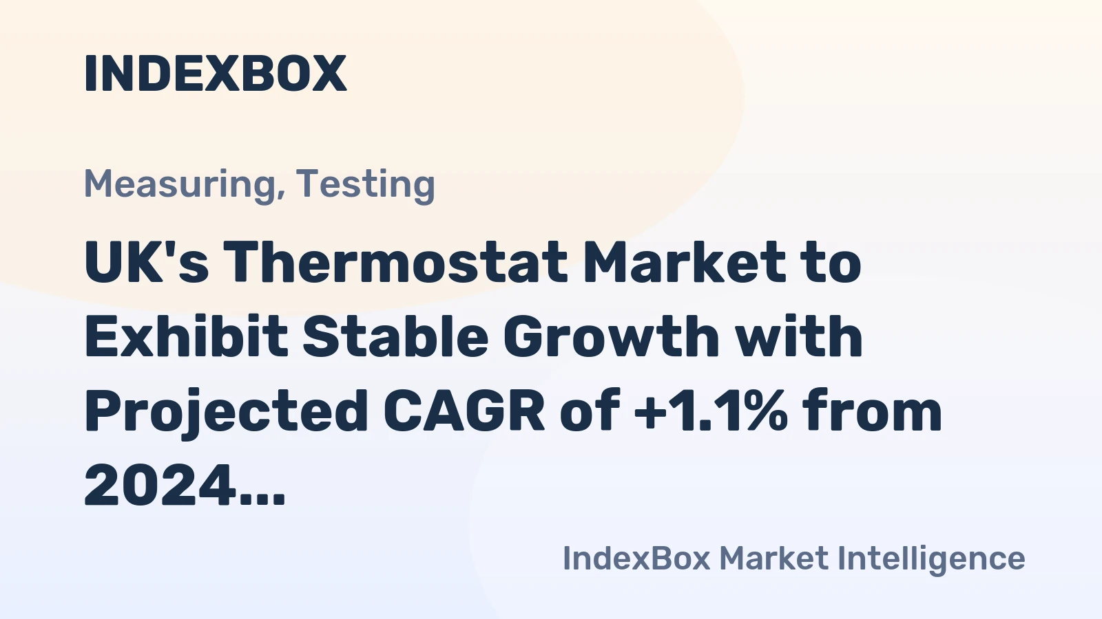 UK's Thermostat Market to Exhibit Stable Growth with Projected CAGR of +1.1% from 2024 to 2035