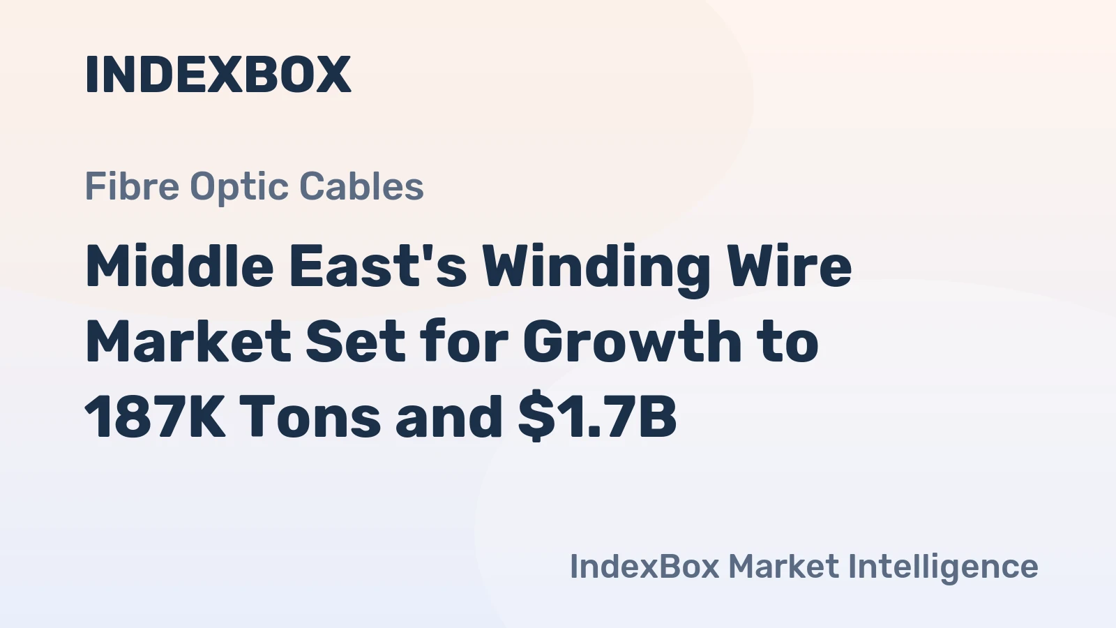 Middle East's Winding Wire Market Set for Growth to 187K Tons and $1.7B