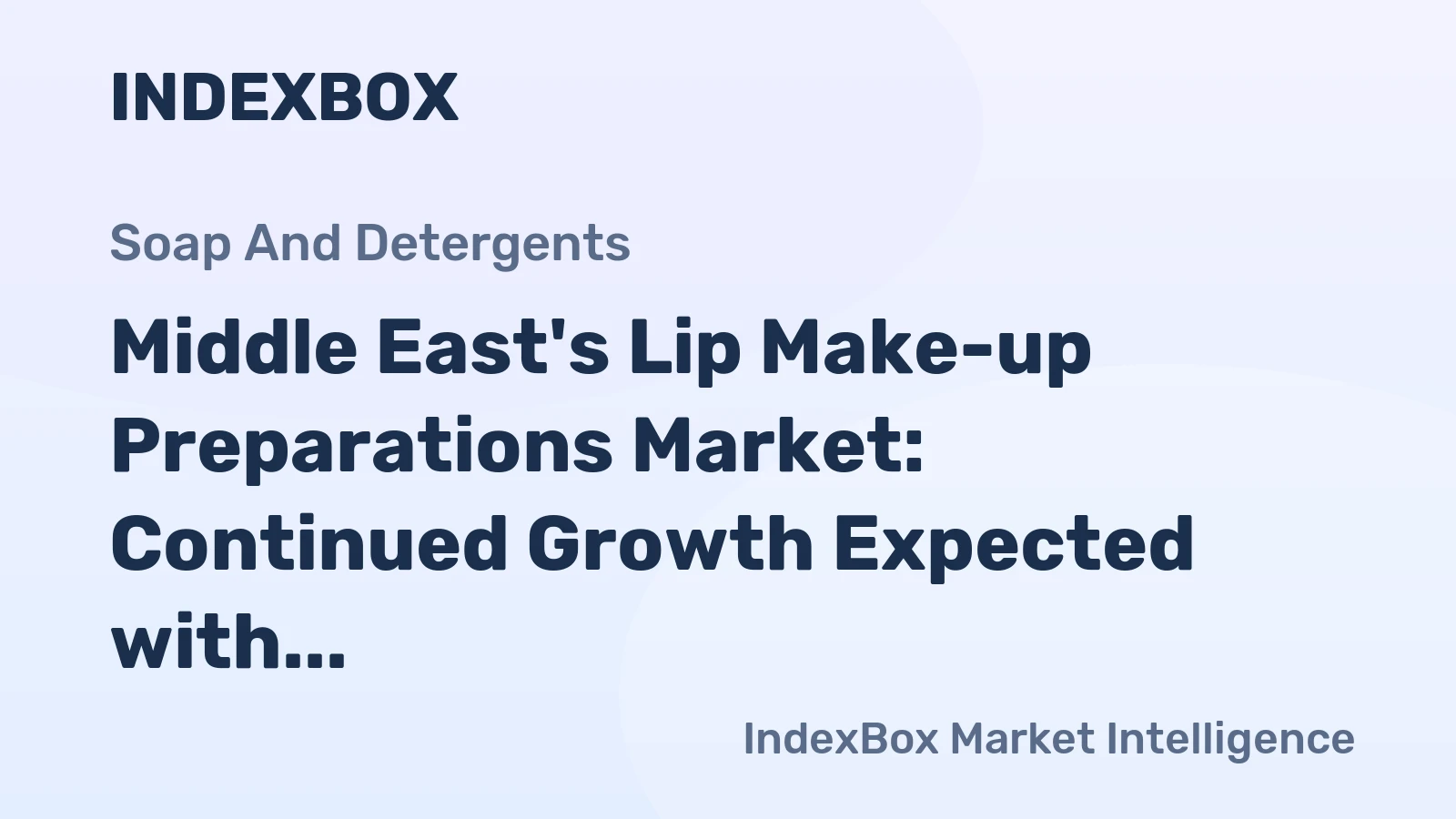 Middle East's Lip Make-up Preparations Market: Continued Growth Expected with Volume Reaching 26K Tons and Value Hitting $882M by 2035