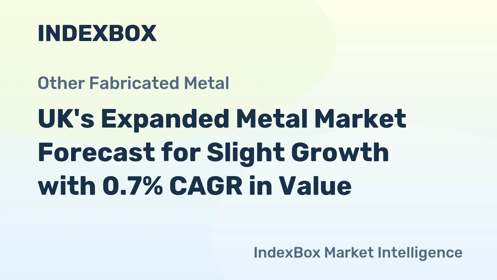 UK's Expanded Metal Market Forecast for Slight Growth with 0.7% CAGR in Value