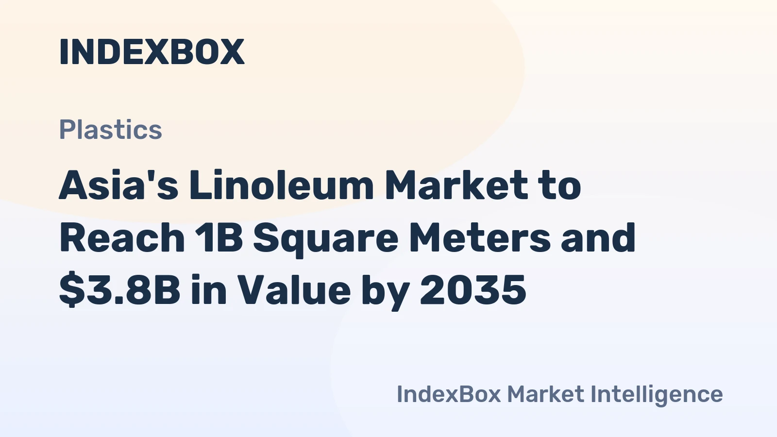 Asia's Linoleum Market to Reach 1B Square Meters and $3.8B in Value by 2035