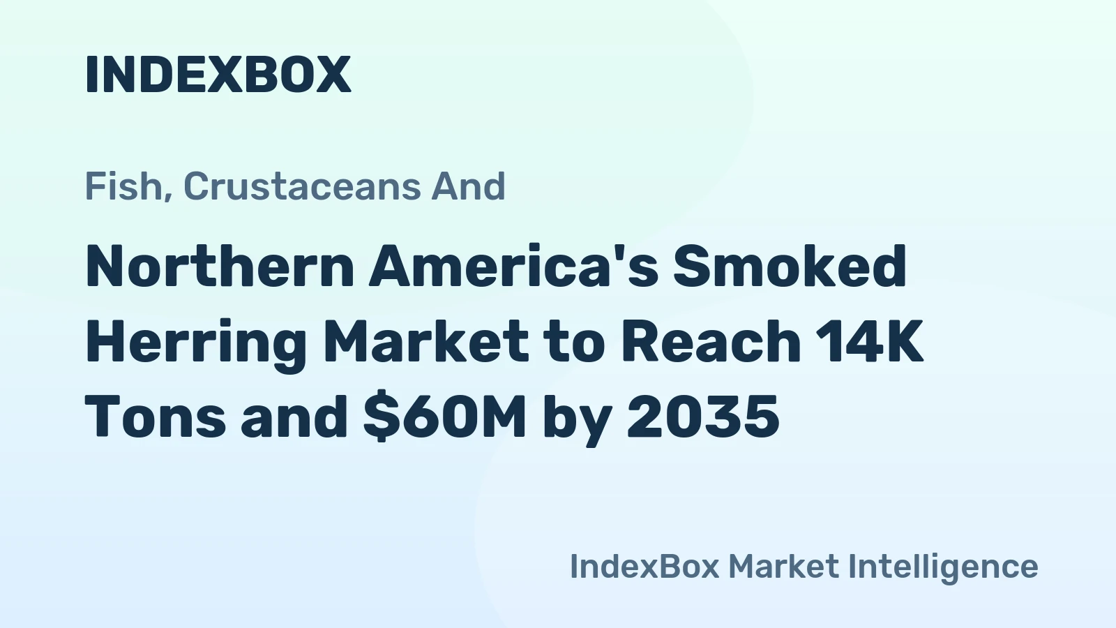 Northern America's Smoked Herring Market to Reach 14K Tons and $60M by 2035