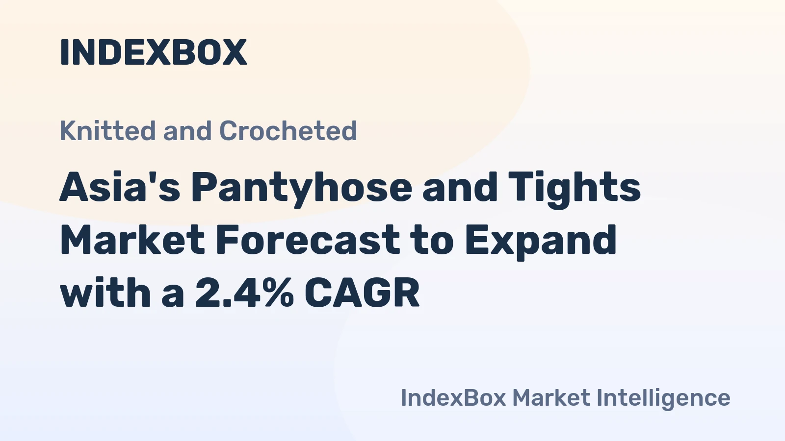 Asia's Pantyhose and Tights Market Forecast to Expand with a 2.4% CAGR