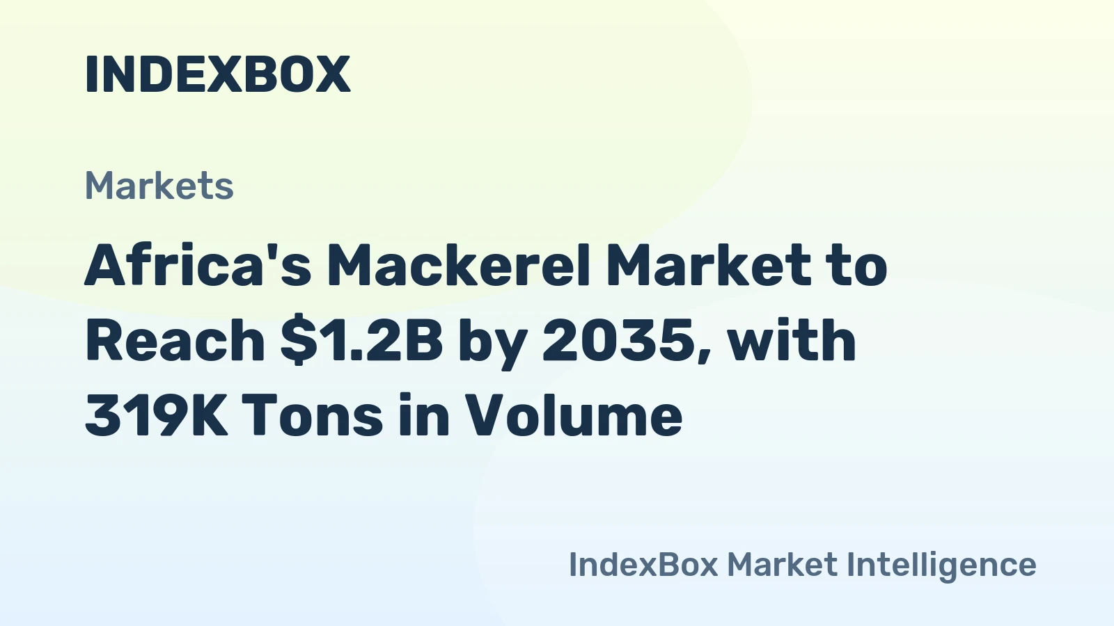 Africa's Mackerel Market to Reach $1.2B by 2035, with 319K Tons in Volume