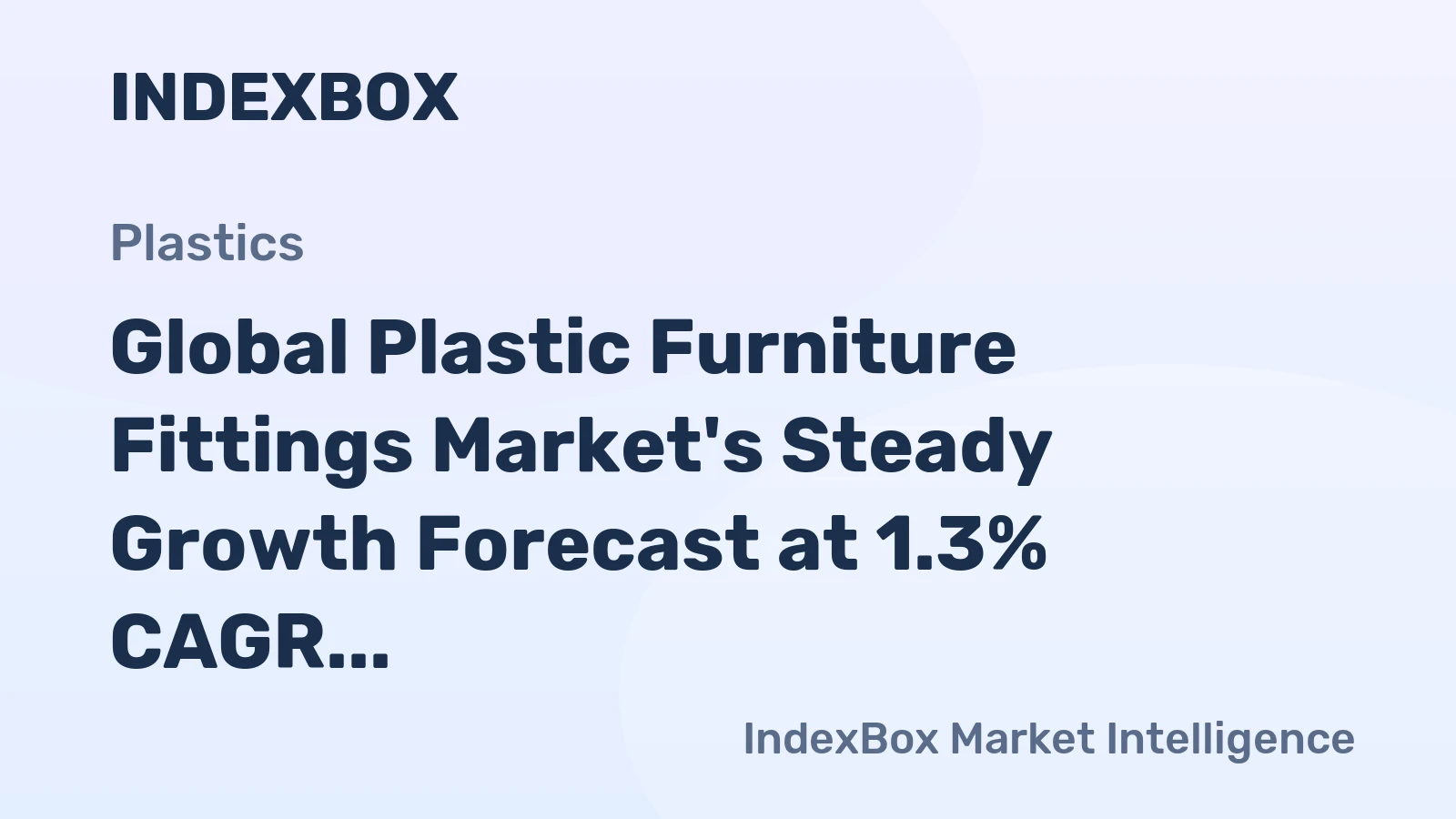 Global Plastic Furniture Fittings Market's Steady Growth Forecast at 1.3% CAGR Through 2035