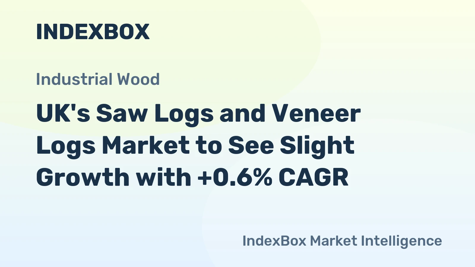 UK's Saw Logs and Veneer Logs Market to See Slight Growth with +0.6% CAGR