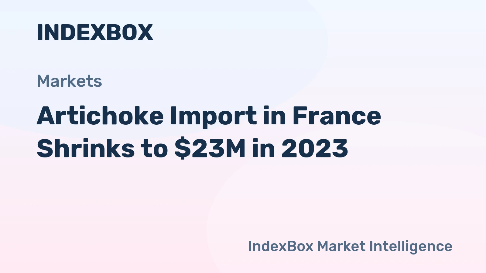 Artichoke Import in France Shrinks to $23M in 2023