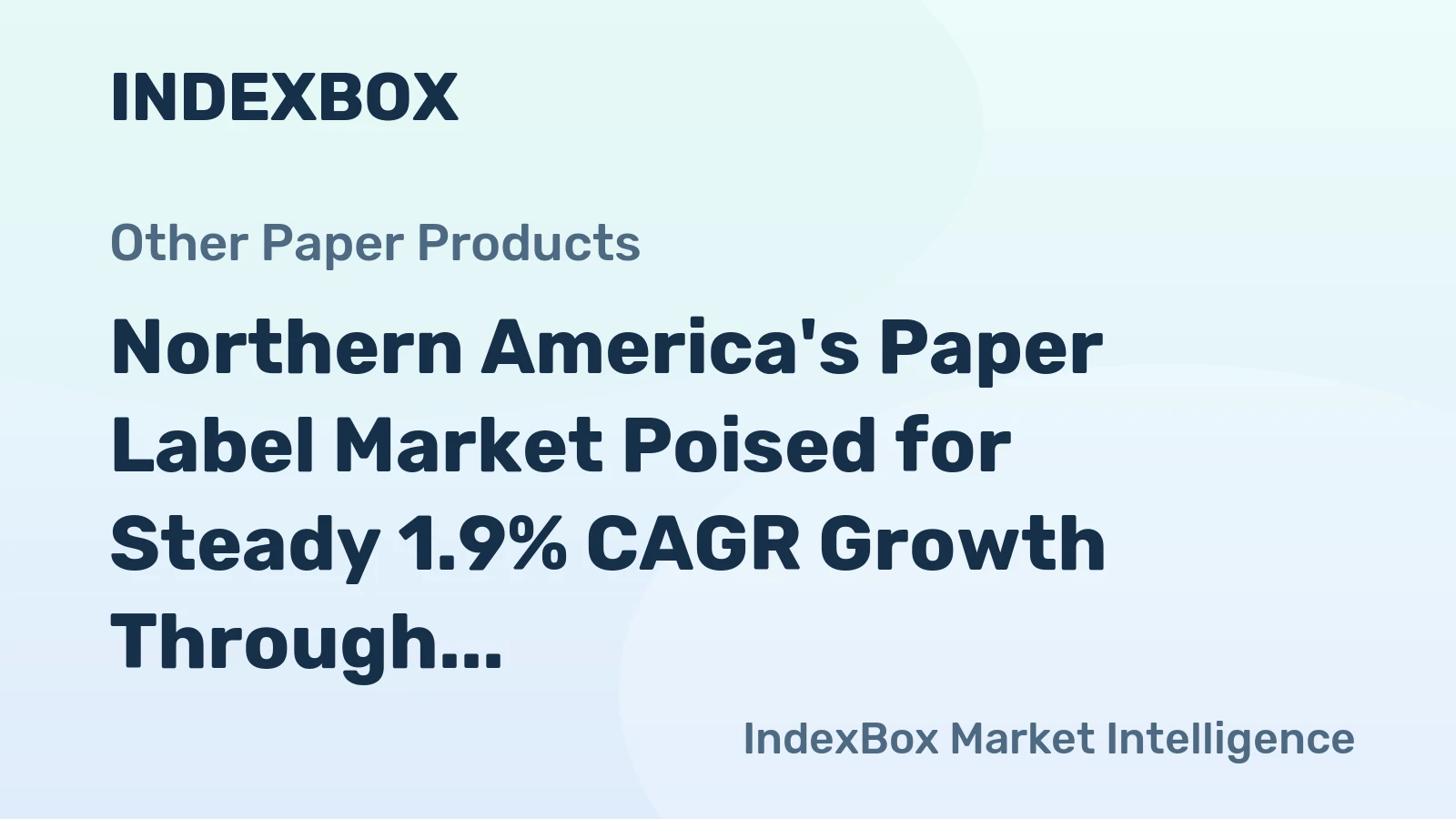Northern America's Paper Label Market Poised for Steady 1.9% CAGR Growth Through 2035