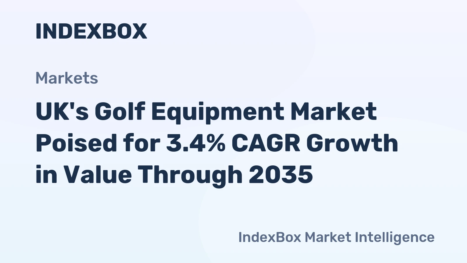 UK's Golf Equipment Market Poised for 3.4% CAGR Growth in Value Through 2035