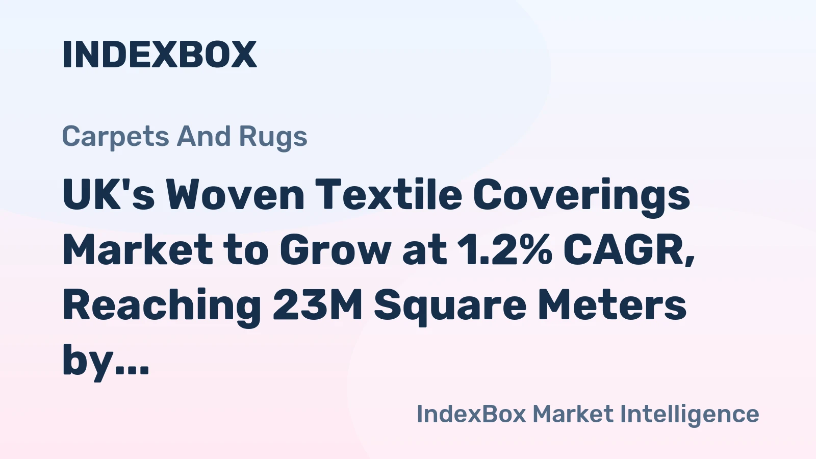 UK's Woven Textile Coverings Market to Grow at 1.2% CAGR, Reaching 23M Square Meters by 2035