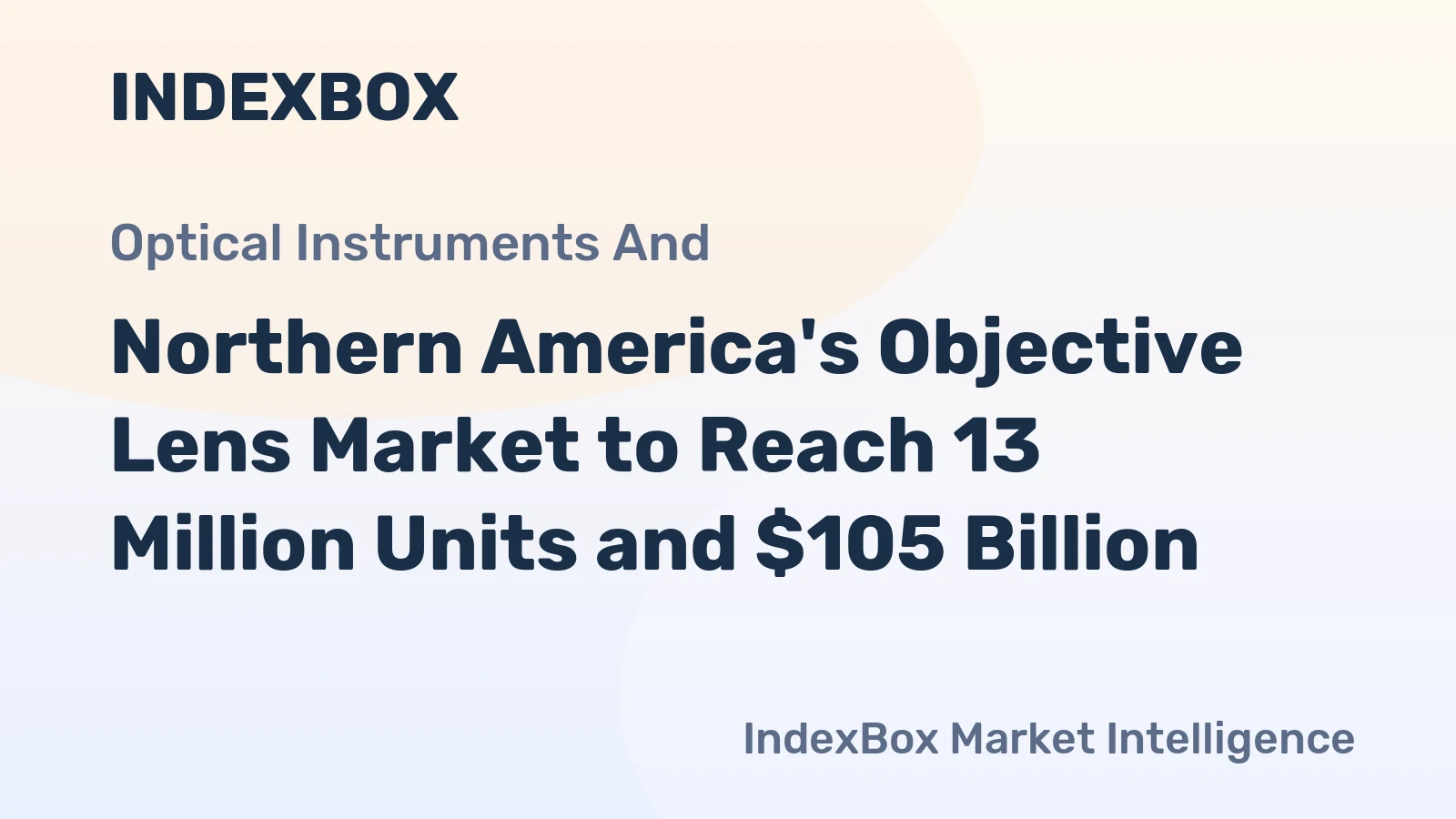 Northern America's Objective Lens Market to Reach 13 Million Units and $105 Billion