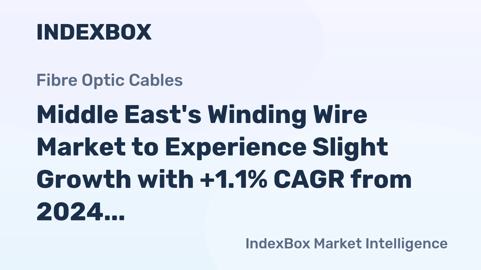 Middle East's Winding Wire Market to Experience Slight Growth with +1.1% CAGR from 2024 to 2035