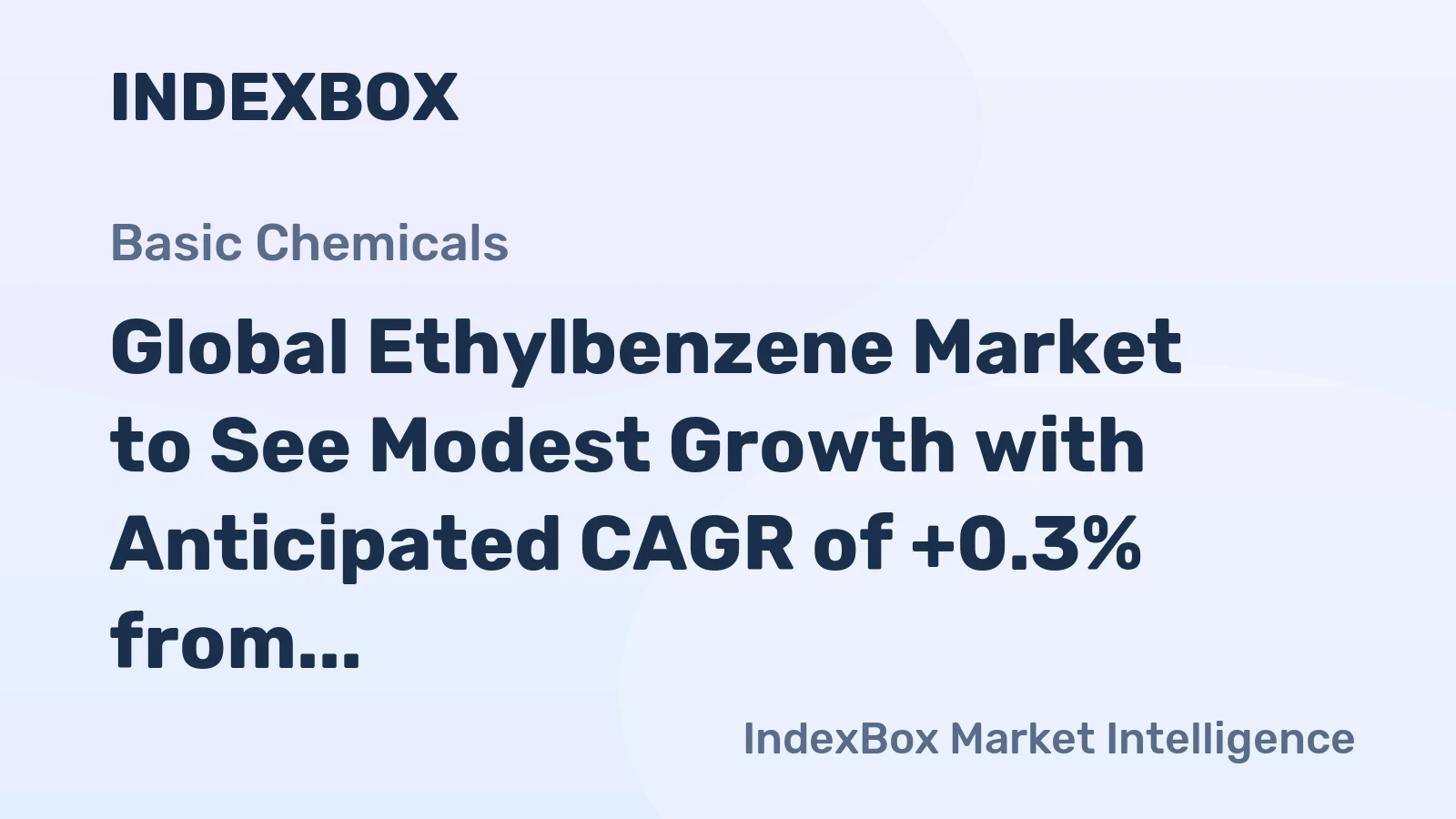 Global Ethylbenzene Market to See Modest Growth with Anticipated CAGR of +0.3% from 2024 to 2035