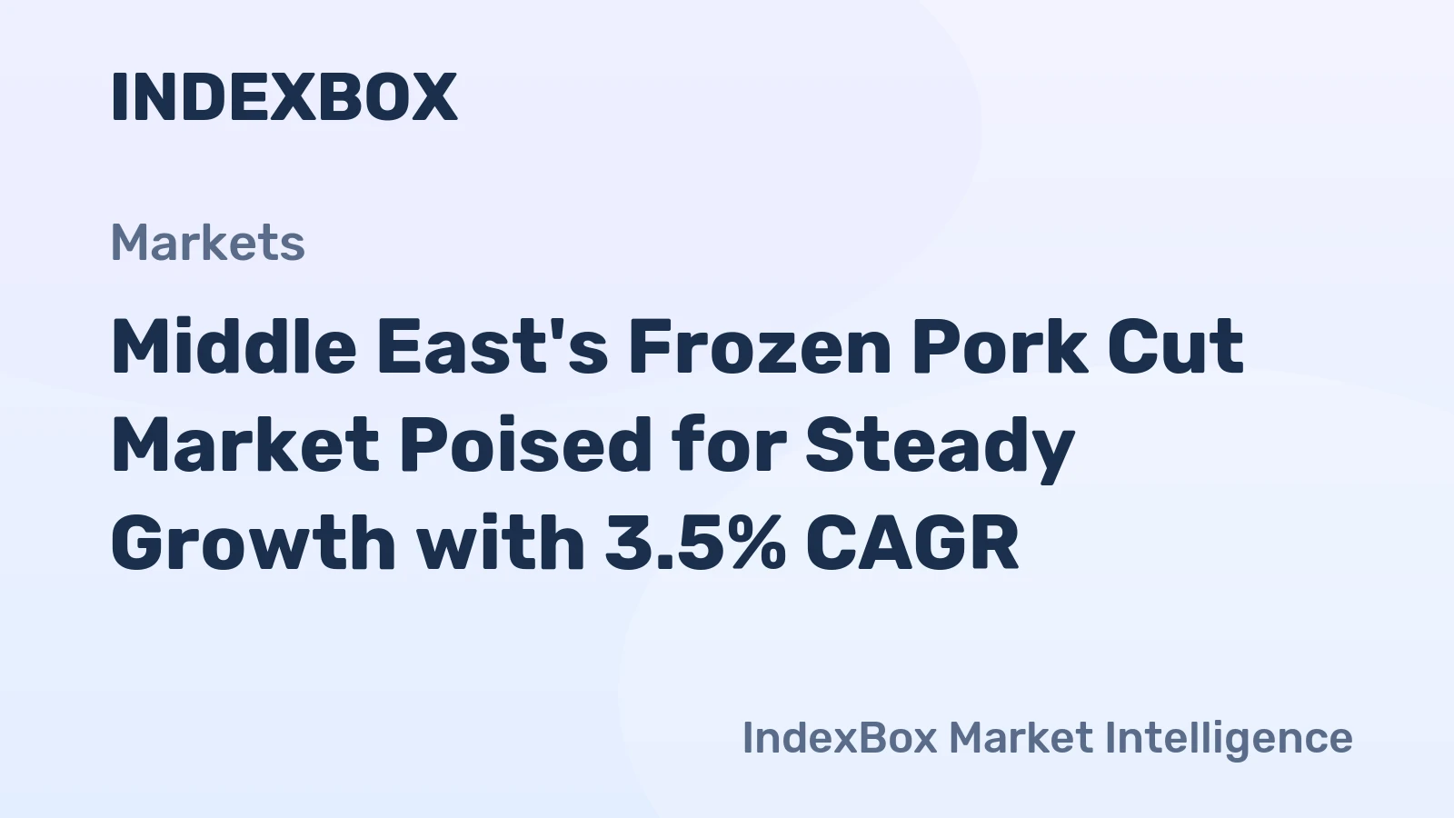Middle East's Frozen Pork Cut Market Poised for Steady Growth with 3.5% CAGR