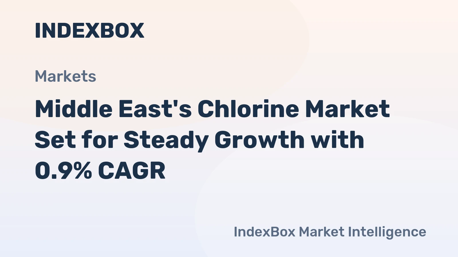 Middle East's Chlorine Market Set for Steady Growth with 0.9% CAGR