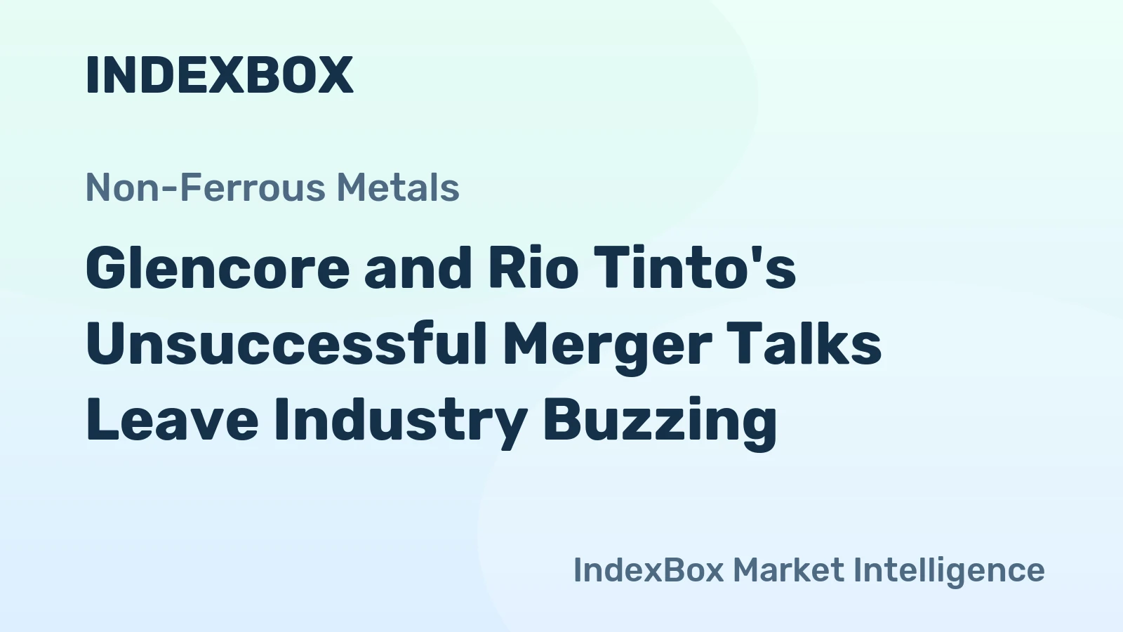 Glencore and Rio Tinto's Unsuccessful Merger Talks Leave Industry Buzzing