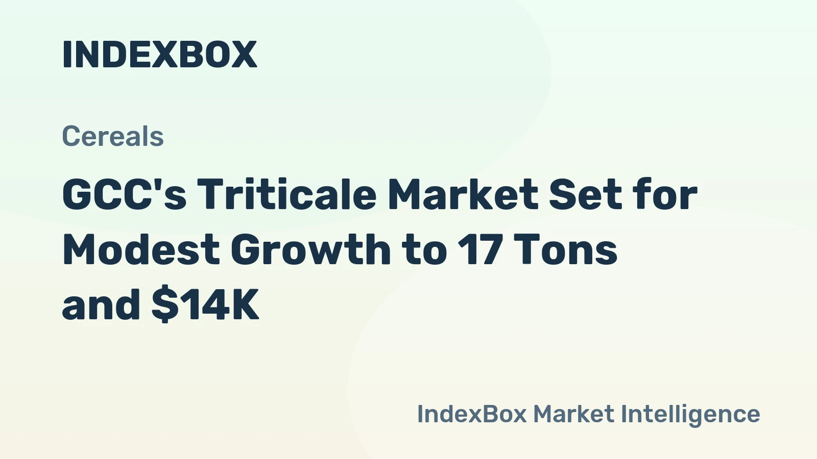 GCC's Triticale Market Set for Modest Growth to 17 Tons and $14K