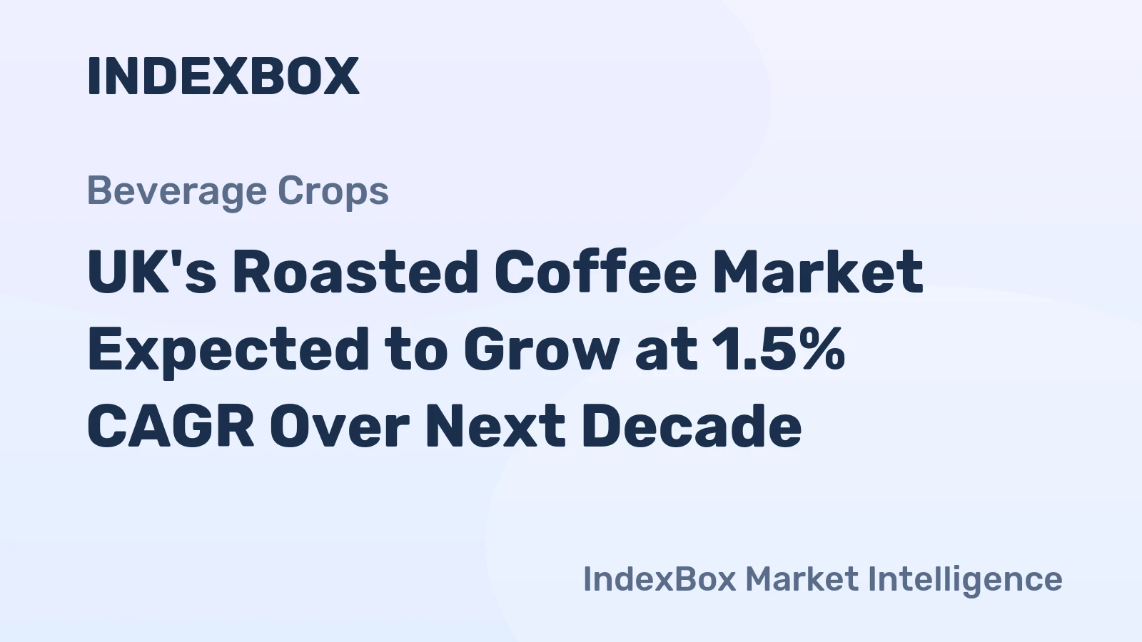 UK's Roasted Coffee Market Expected to Grow at 1.5% CAGR Over Next Decade