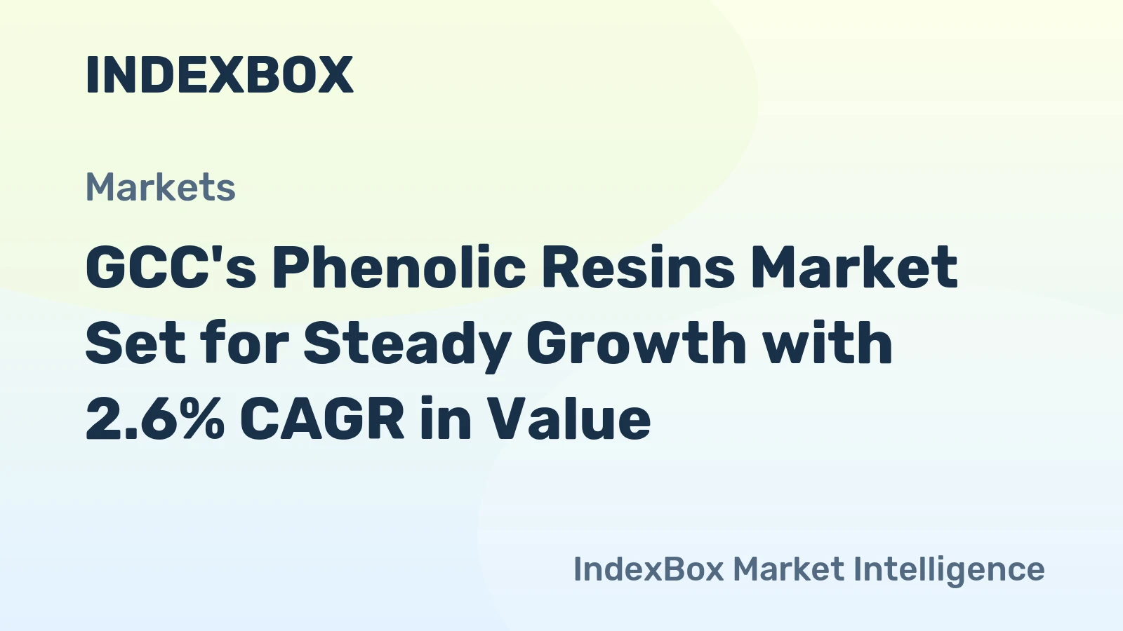 GCC's Phenolic Resins Market Set for Steady Growth with 2.6% CAGR in Value