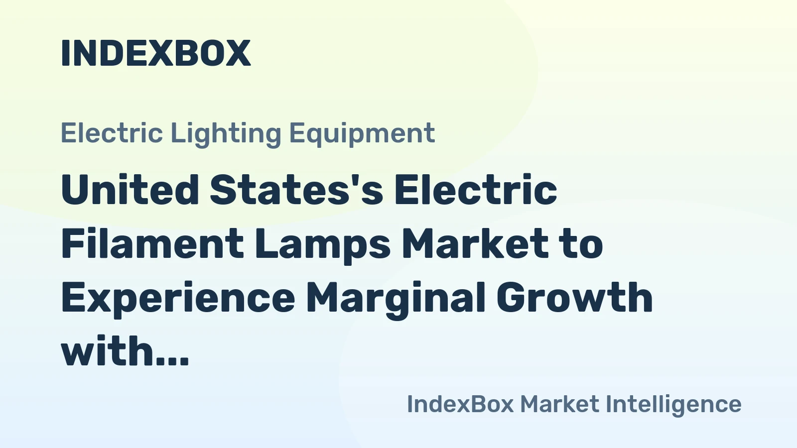 United States's Electric Filament Lamps Market to Experience Marginal Growth with +0.2% CAGR by 2035