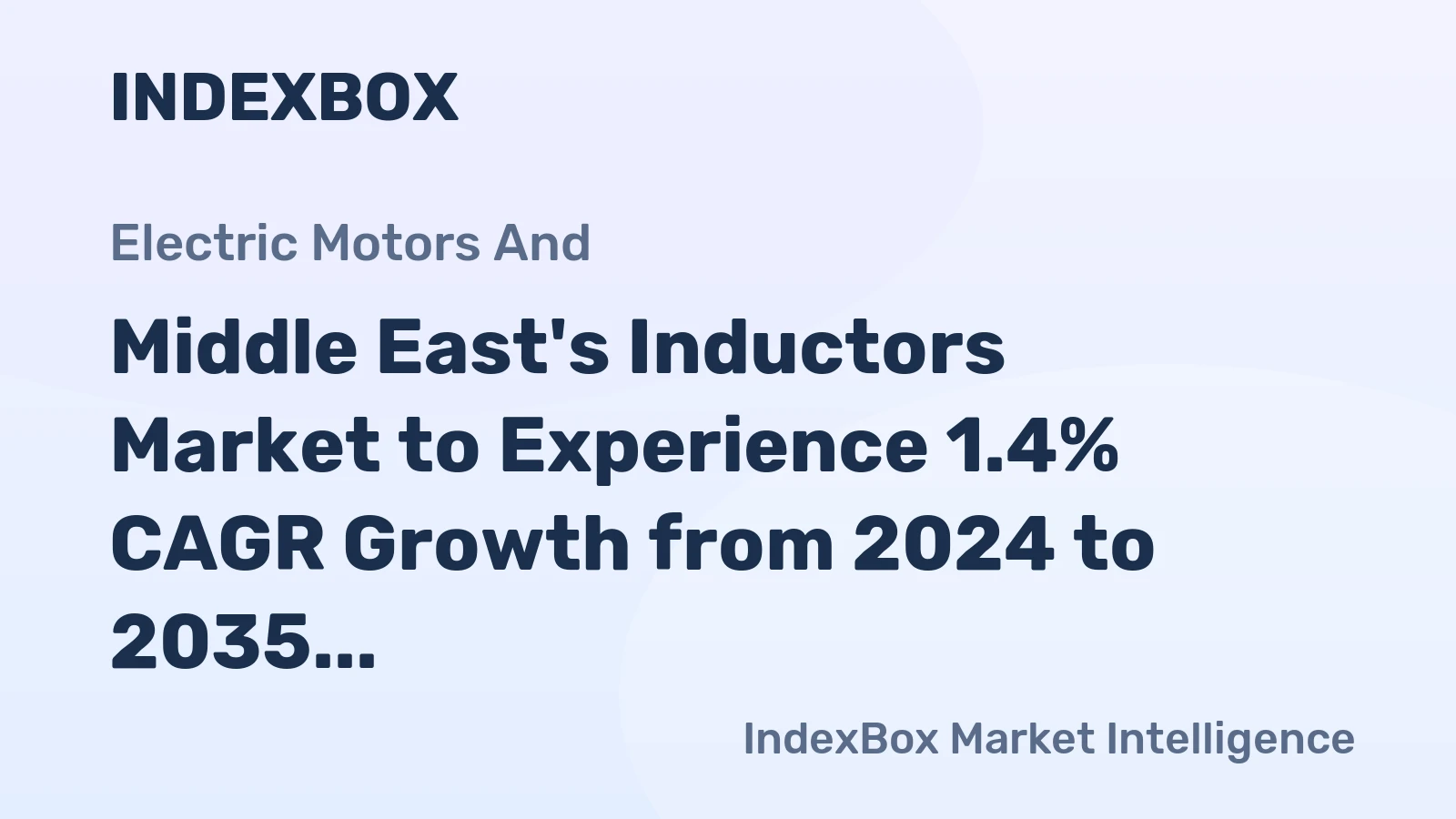 Middle East's Inductors Market to Experience 1.4% CAGR Growth from 2024 to 2035, Reaching 3.3B Units