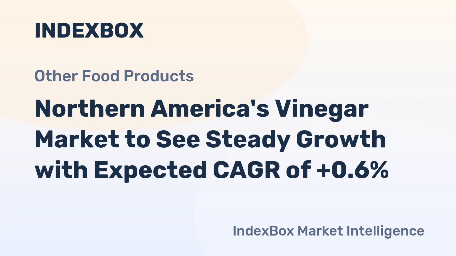 Northern America's Vinegar Market to See Steady Growth with Expected CAGR of +0.6%