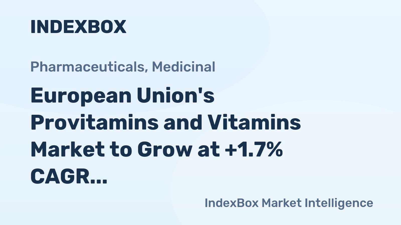 European Union's Provitamins and Vitamins Market to Grow at +1.7% CAGR, Reaching 267K Tons by 2035