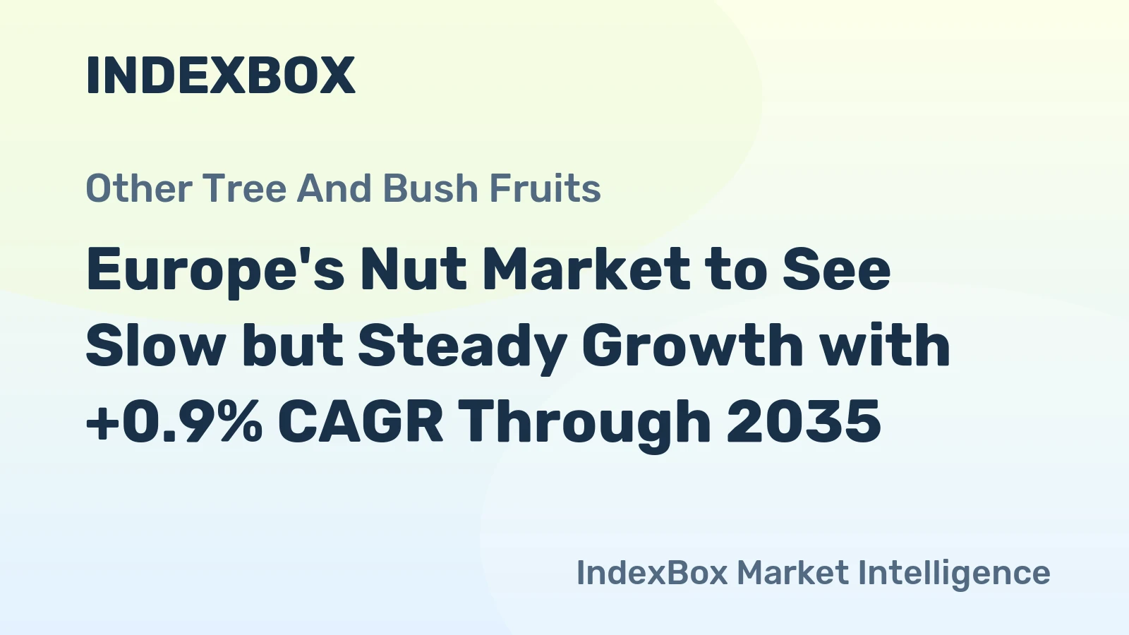 Europe's Nut Market to See Slow but Steady Growth with +0.9% CAGR Through 2035