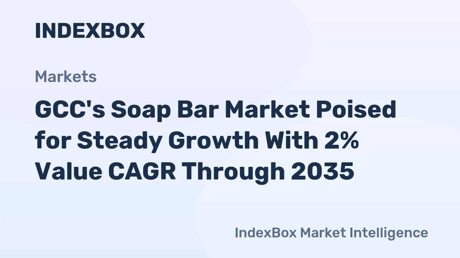 GCC's Soap Bar Market Poised for Steady Growth With 2% Value CAGR Through 2035