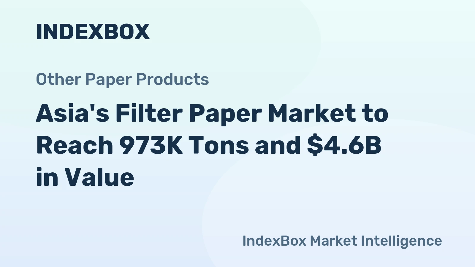 Asia's Filter Paper Market to Reach 973K Tons and $4.6B in Value
