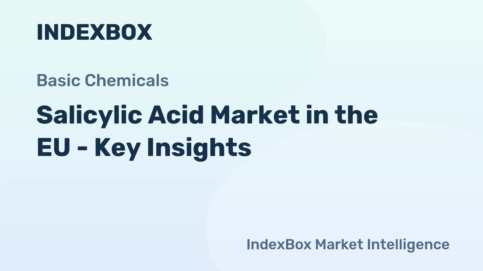 Salicylic Acid Market in the EU - Key Insights