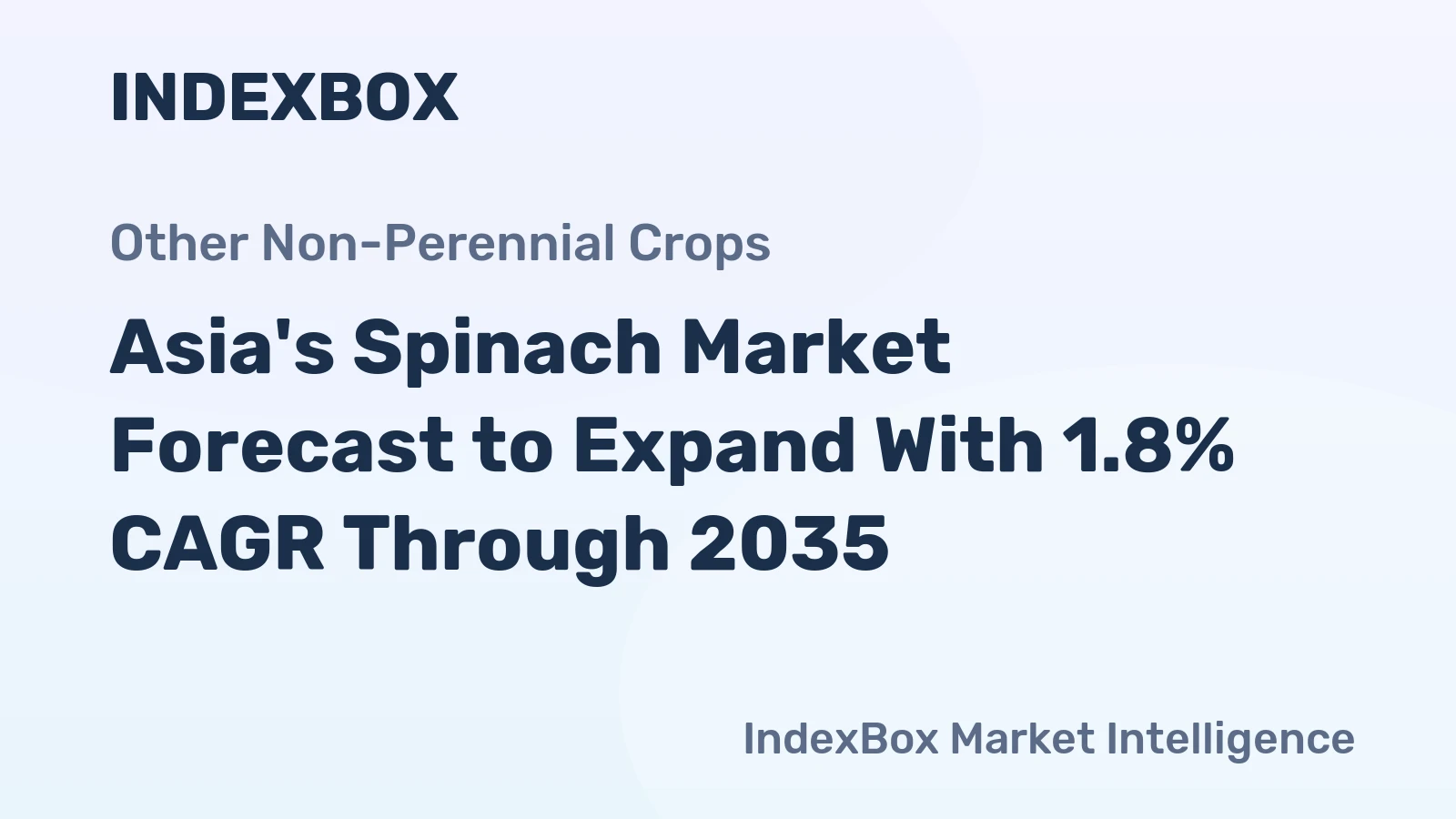 Asia's Spinach Market Forecast to Expand With 1.8% CAGR Through 2035
