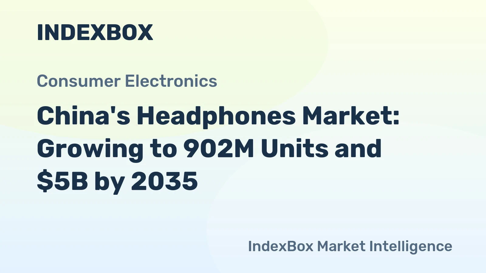China's Headphones Market: Growing to 902M Units and $5B by 2035