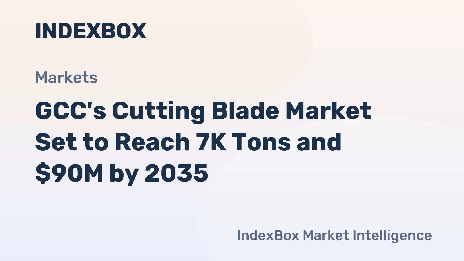GCC's Cutting Blade Market Set to Reach 7K Tons and $90M by 2035