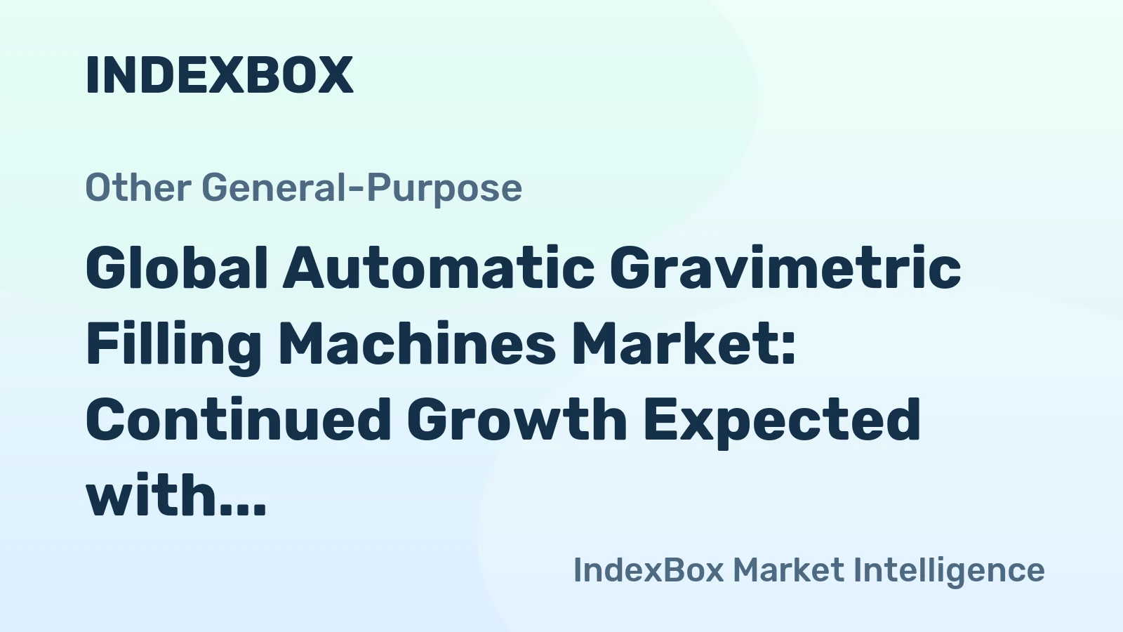 Global Automatic Gravimetric Filling Machines Market: Continued Growth Expected with 1.5M Units and $5.3B Value by 2035