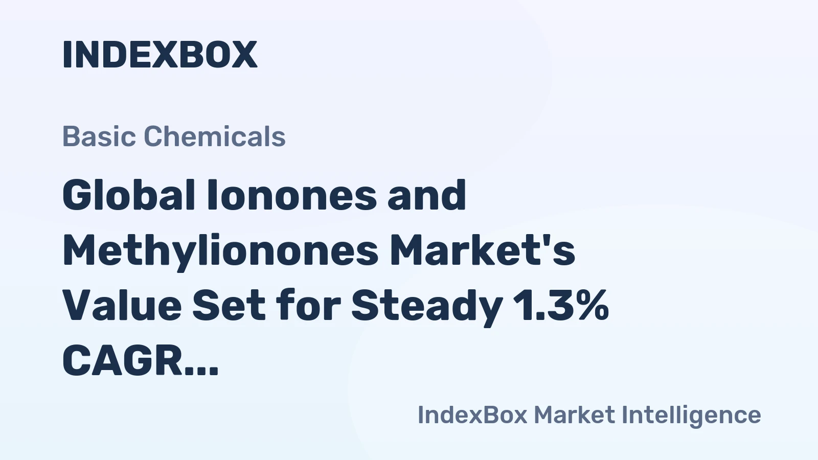 Global Ionones and Methylionones Market's Value Set for Steady 1.3% CAGR Growth Through 2035