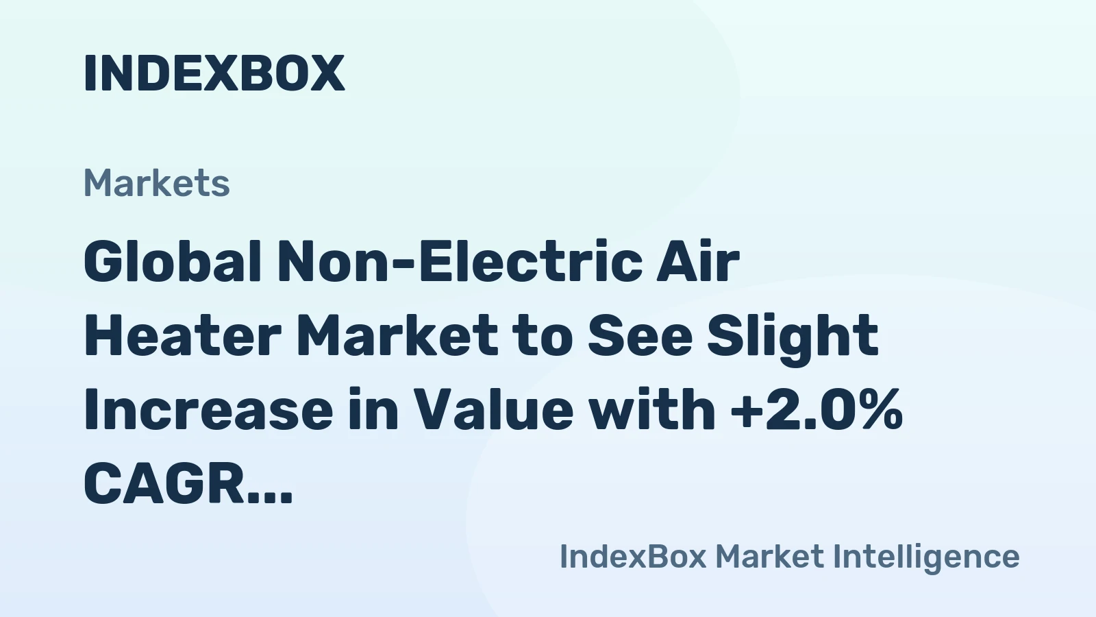 Global Non-Electric Air Heater Market to See Slight Increase in Value with +2.0% CAGR through 2035