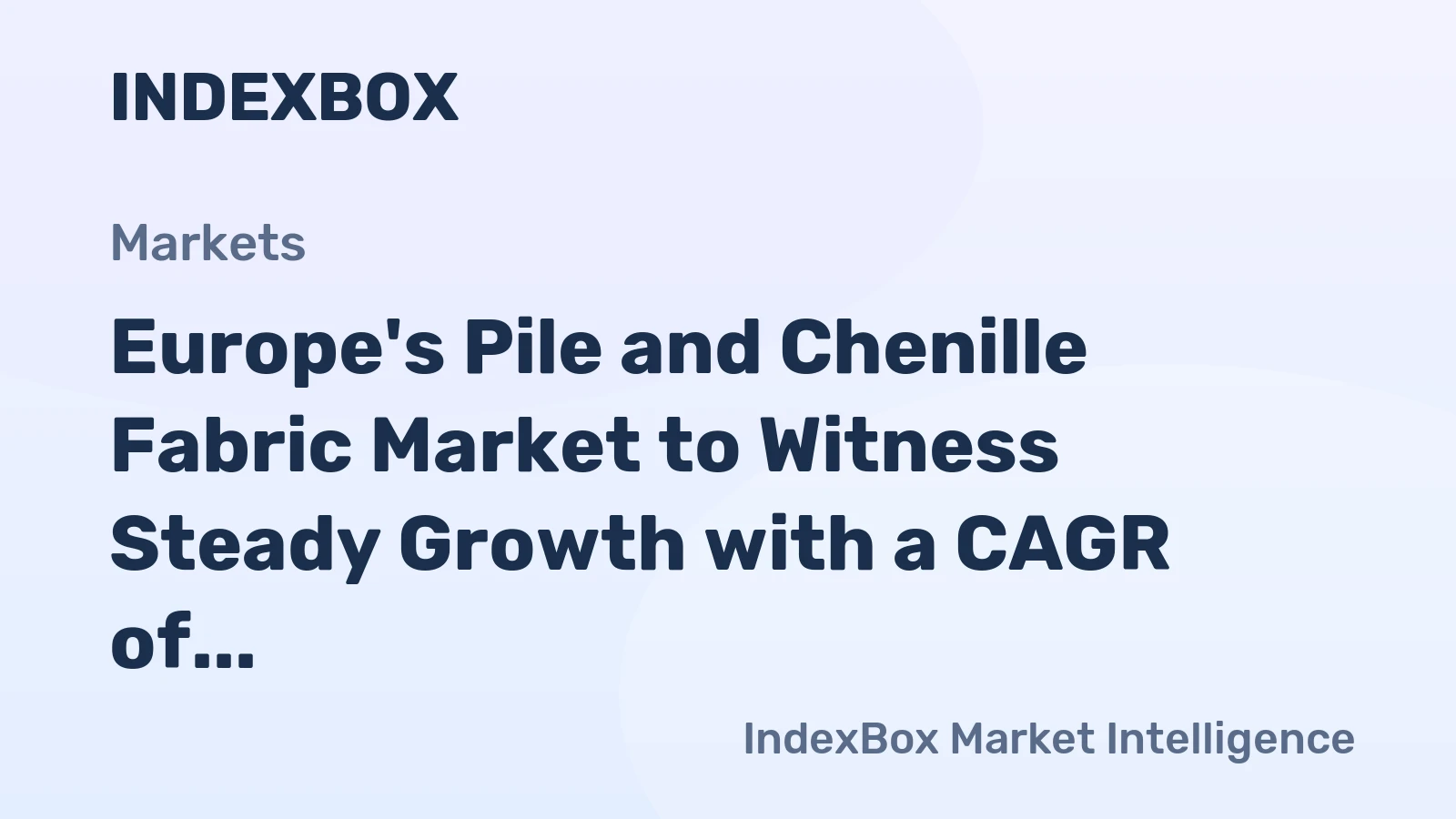 Europe's Pile and Chenille Fabric Market to Witness Steady Growth with a CAGR of +2.0% from 2024 to 2035