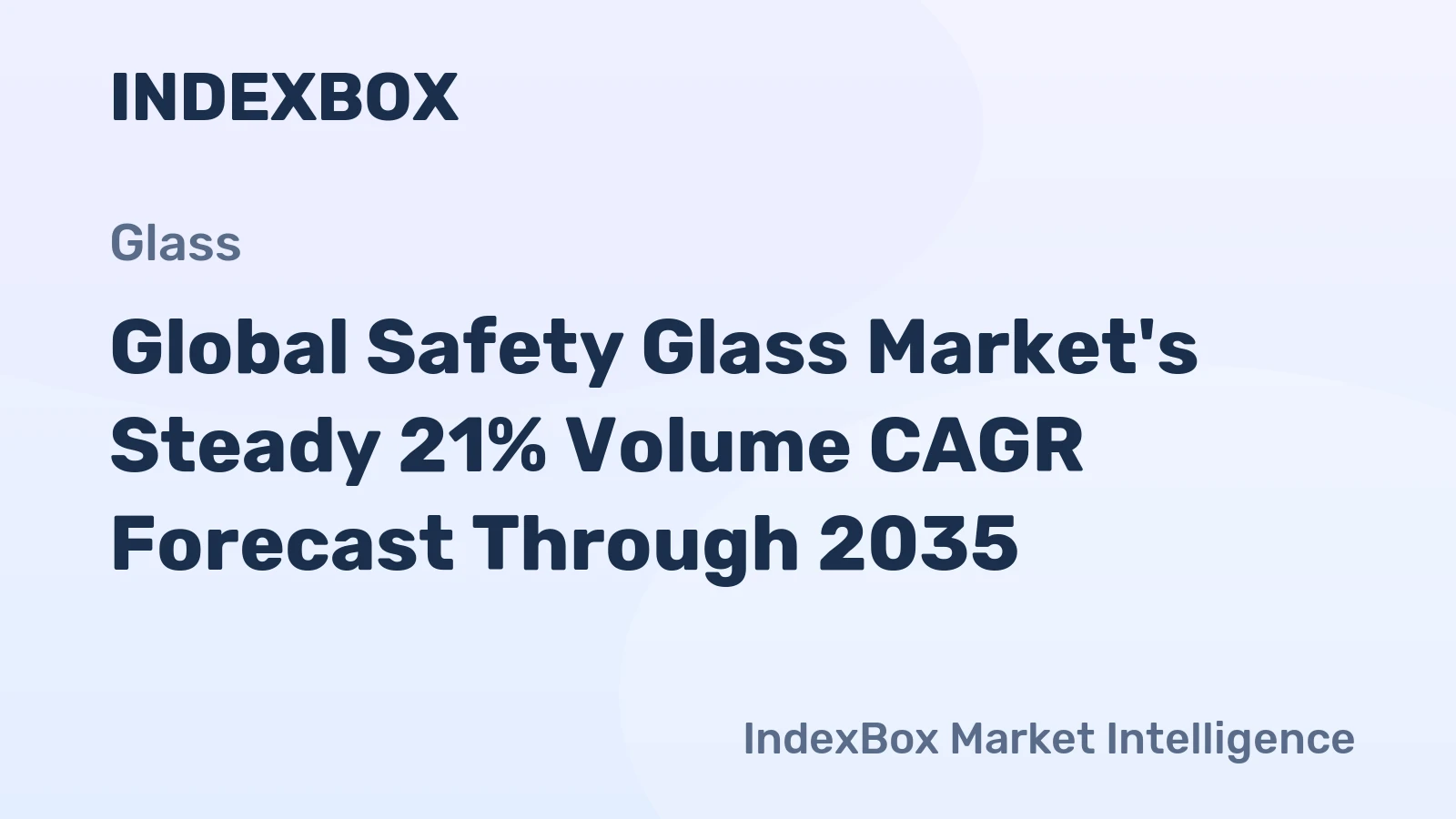 Global Safety Glass Market's Steady 21% Volume CAGR Forecast Through 2035