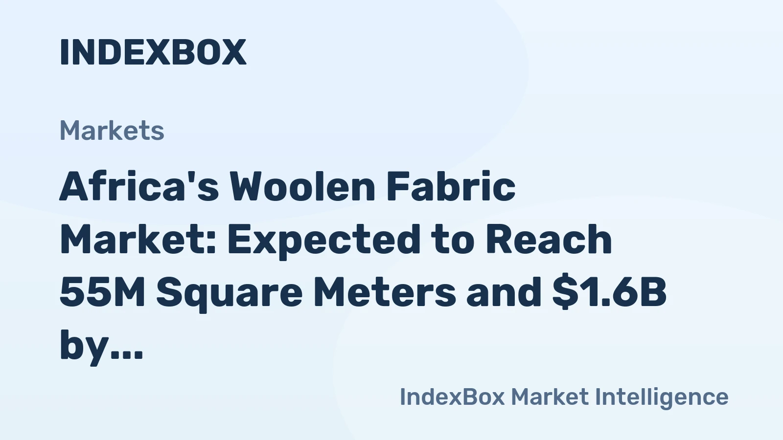 Africa's Woolen Fabric Market: Expected to Reach 55M Square Meters and $1.6B by 2035