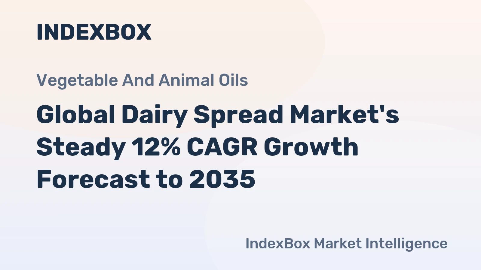 Global Dairy Spread Market's Steady 12% CAGR Growth Forecast to 2035
