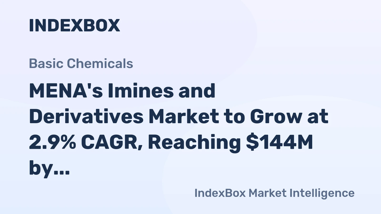 MENA's Imines and Derivatives Market to Grow at 2.9% CAGR, Reaching $144M by 2035