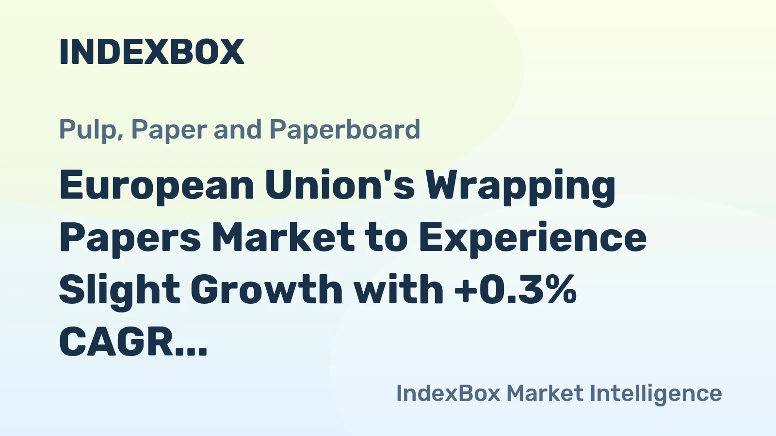 European Union's Wrapping Papers Market to Experience Slight Growth with +0.3% CAGR through 2035