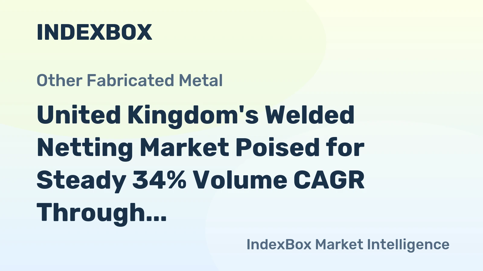 United Kingdom's Welded Netting Market Poised for Steady 34% Volume CAGR Through 2035
