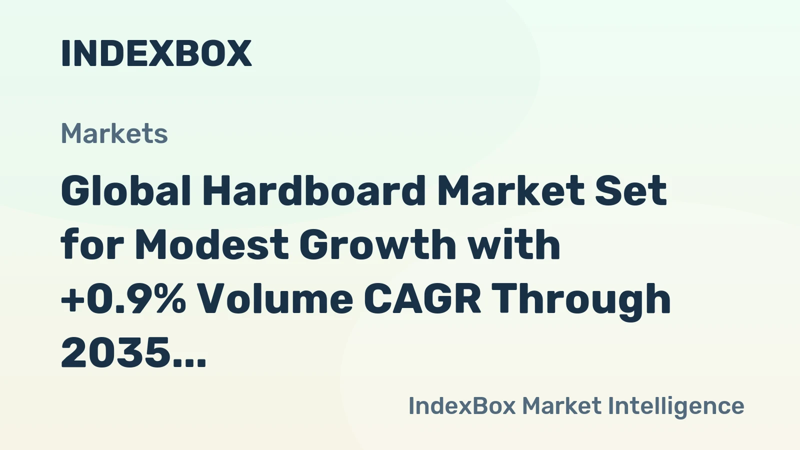 Global Hardboard Market Set for Modest Growth with +0.9% Volume CAGR Through 2035