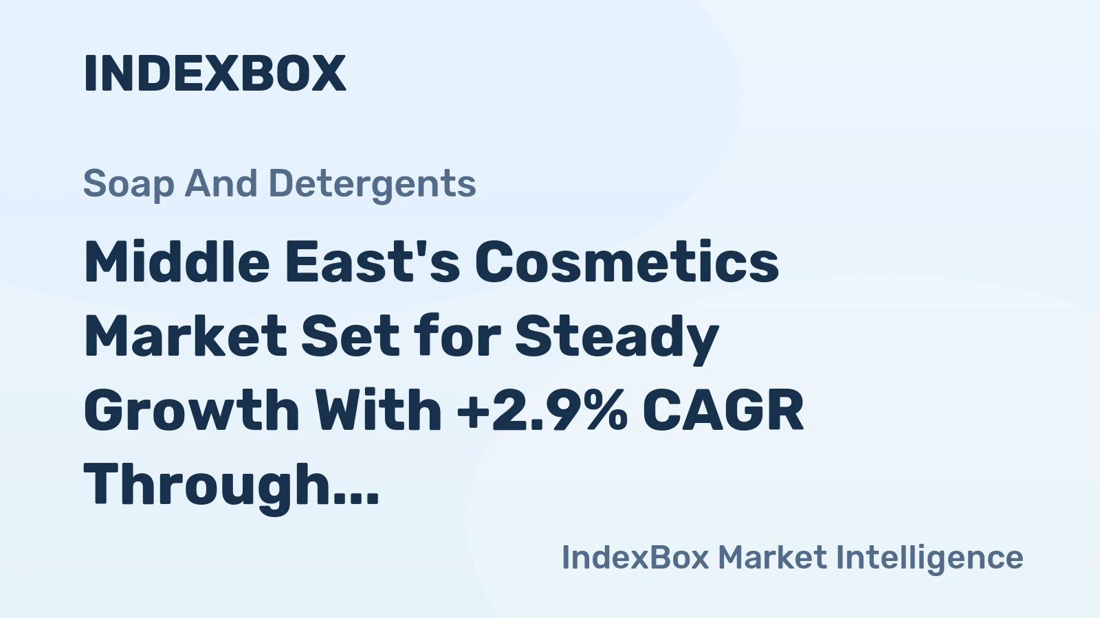 Middle East's Cosmetics Market Set for Steady Growth With +2.9% CAGR Through 2035