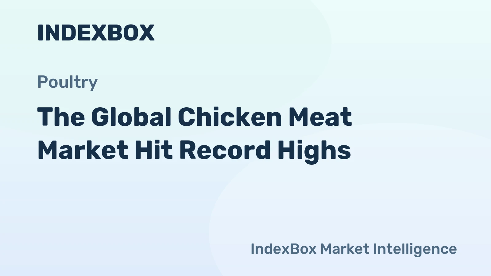 The Global Chicken Meat Market Hit Record Highs