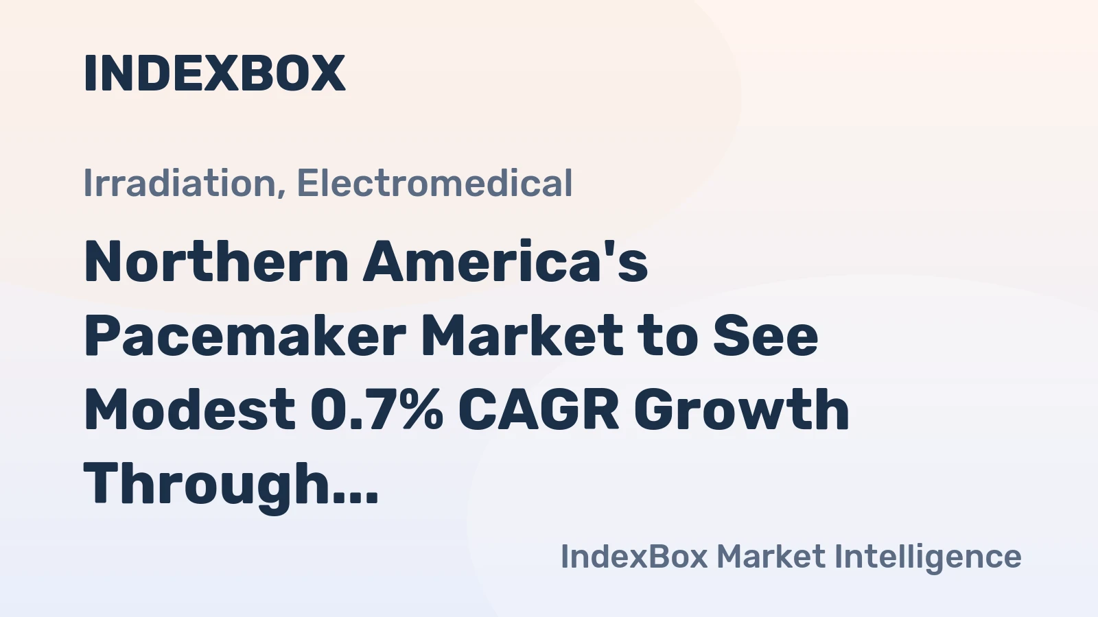 Northern America's Pacemaker Market to See Modest 0.7% CAGR Growth Through 2035