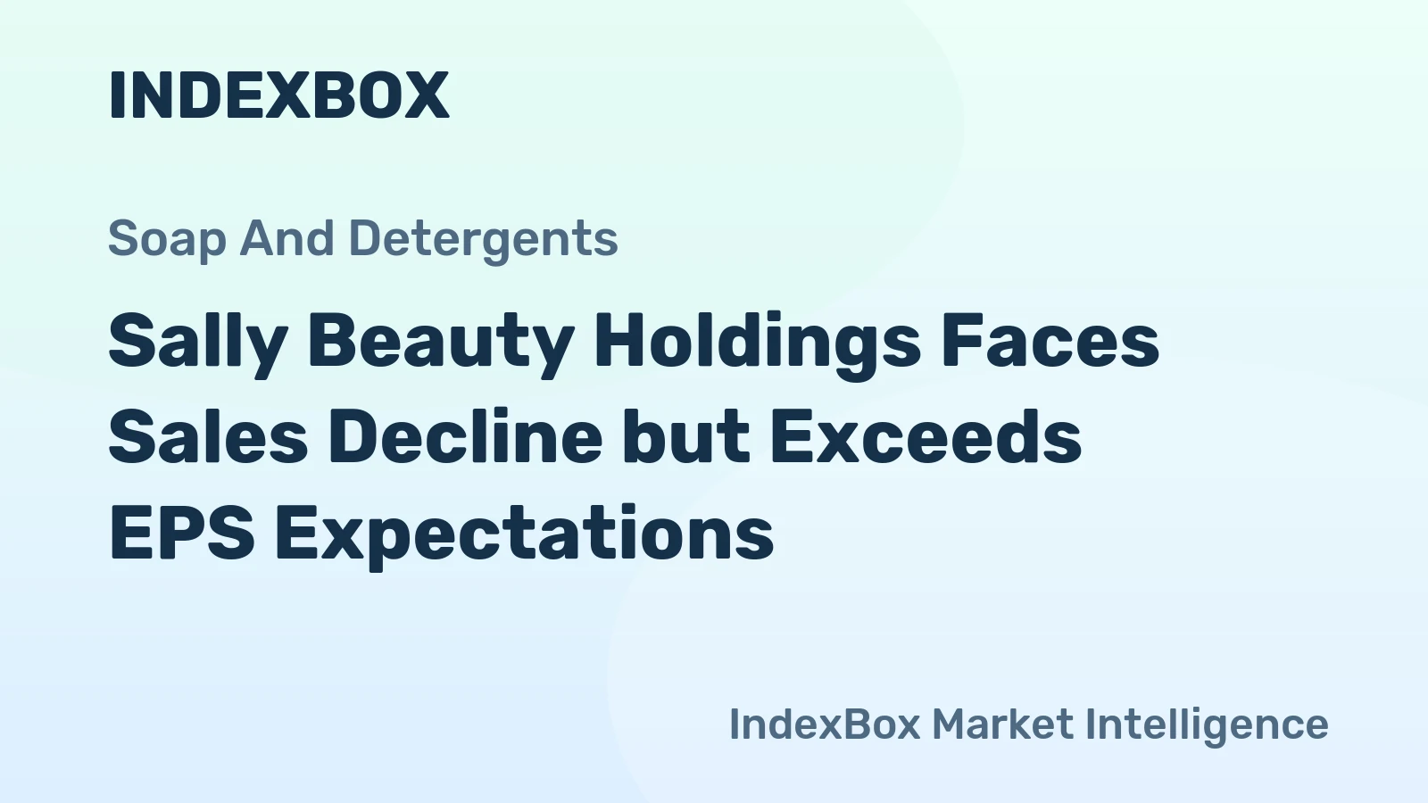 Sally Beauty Holdings Faces Sales Decline but Exceeds EPS Expectations
