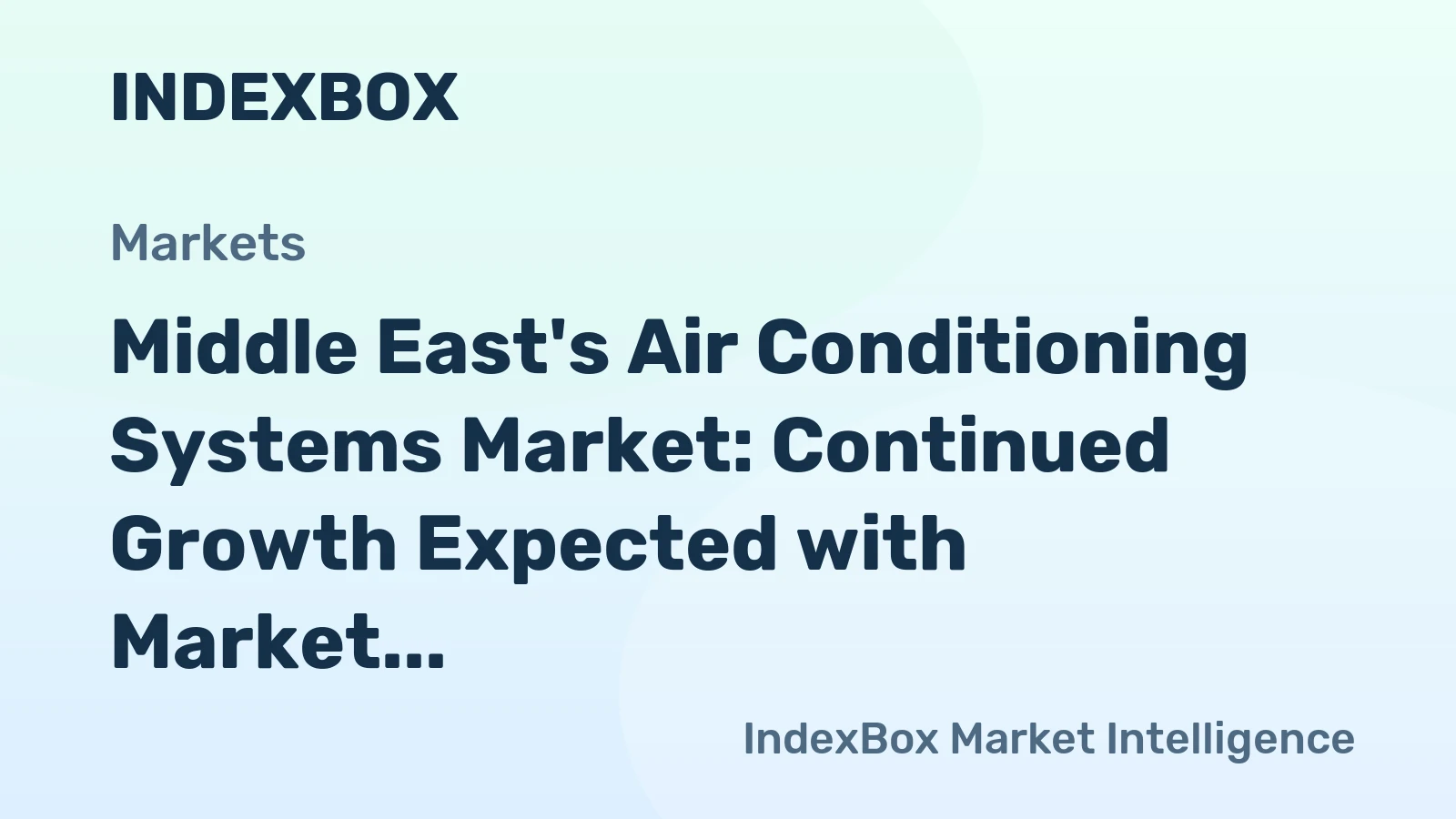 Middle East's Air Conditioning Systems Market: Continued Growth Expected with Market Volume Reaching 18M Units by 2035